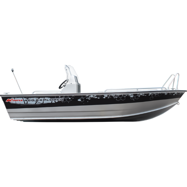 Kimple 480 Explorer, 100% helsvetsad alumniumbåt